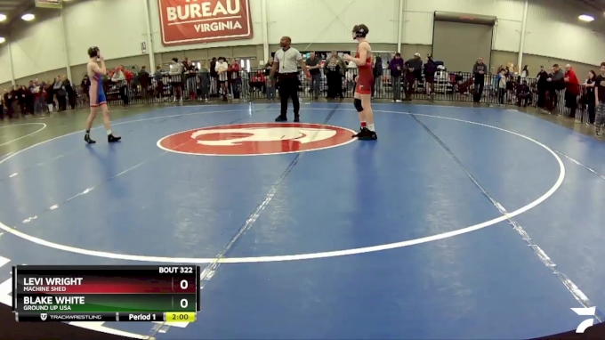 120 lbs Champ. Round 2 - Levi Wright, Machine Shed vs Blake White ...
