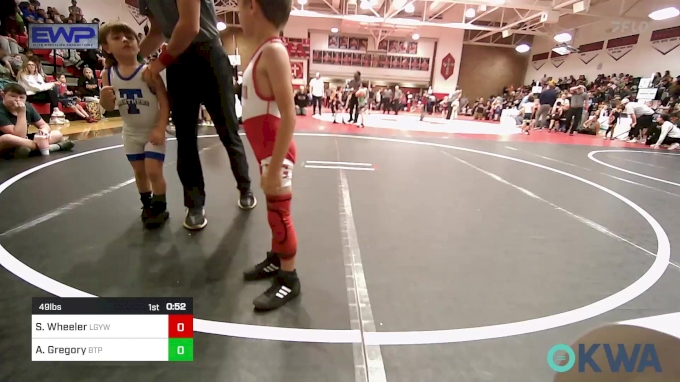 49 lbs Consi Of 8 #1 - Silas Wheeler, Locust Grove Youth Wrestling vs ...