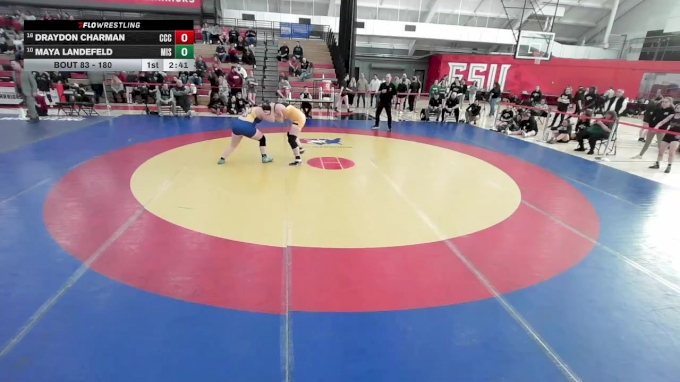 180 lbs Cons. Round 2 - Maya Landefeld, Misericordia vs Draydon Charman ...