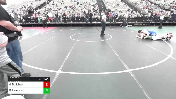 184-A lbs Quarterfinal - John Bolich, Mat Return vs Brendon Lea ...