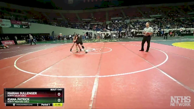 6A/5A Girls 135 Cons. Round 2 - Kiana Patrick, North Medford Girls vs ...