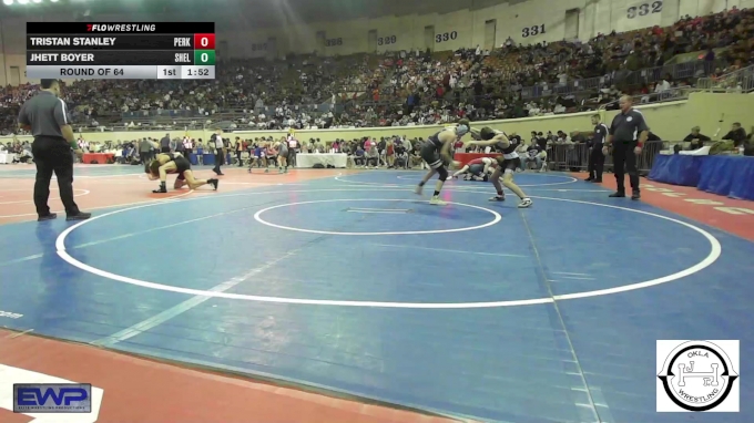 101 lbs Round Of 64 - Tristan Stanley, Perkins-Tryon vs Jhett Boyer ...