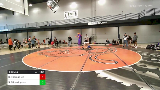 98-106 lbs Rr Rnd 4 - Brayden Thomas, Intense Wrestling Club vs Sammy ...