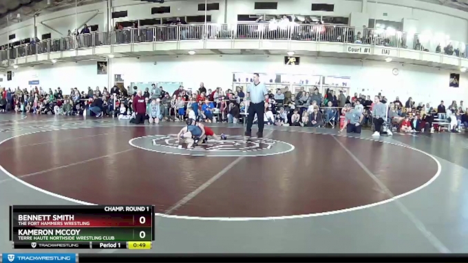 43 lbs Champ. Round 1 - Kameron McCoy, Terre Haute Northside Wrestling ...