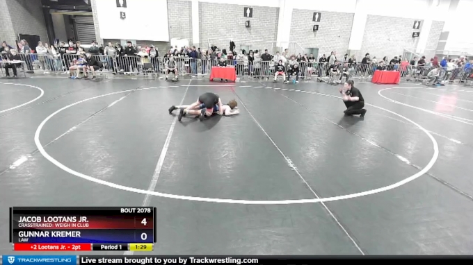 132 lbs Quarterfinal - Jacob Lootans Jr., CrassTrained: Weigh In Club ...