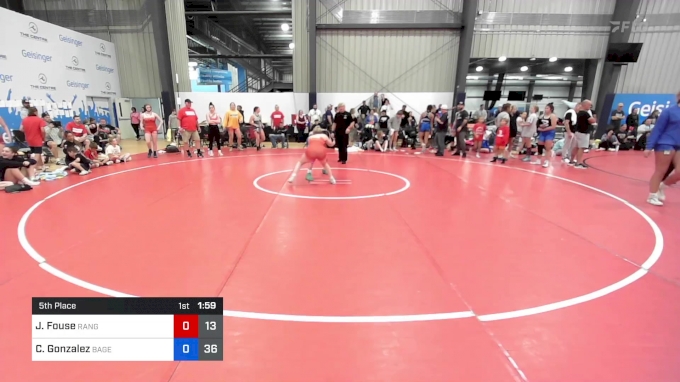 61 kg 5th Place - Jordyn Fouse, Ranger Pride Wrestling vs Cassy ...