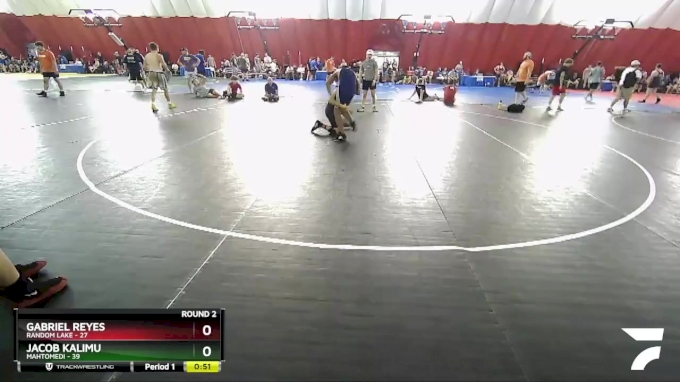 157-159 B Round 2 - Jacob Kalimu, Mahtomedi vs Gabriel Reyes, Random Lake