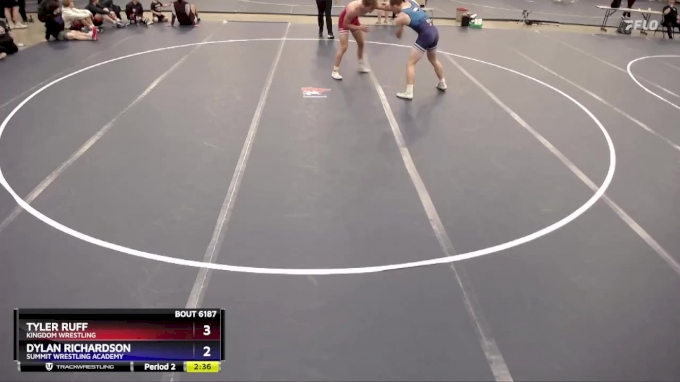 190 lbs Quarterfinal - Tyler Ruff, Kingdom Wrestling vs Dylan ...