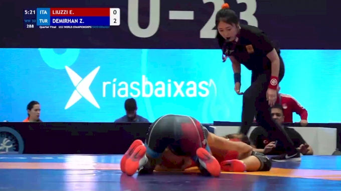 50 kg 1/4 Final - Emanuela Liuzzi, Italy vs Zehra Demirhan, Turkey