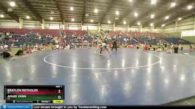 110 lbs 1st Place Match - Braylon Reynolds, IN vs Amari Vann, NJ