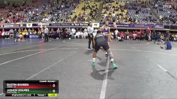 165 lbs Round 1 (16 Team) - Dustin Bohren, Loras vs Jashon Holmes ...