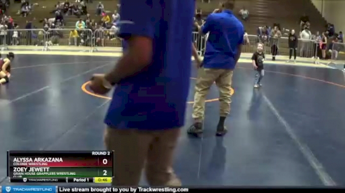 100 lbs Round 2 - Alyssa Arkazana, Colonie Wrestling vs Zoey Jewett ...
