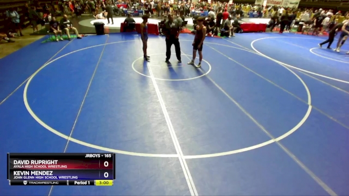 165 lbs Cons. Round 2 - David Rupright, Ayala High School Wrestling vs ...
