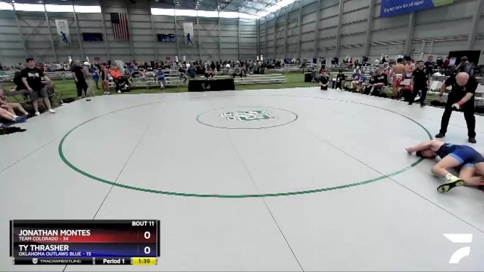 152 lbs Round 3 (8 Team) - Jonathan Montes, Team Colorado vs Ty ...