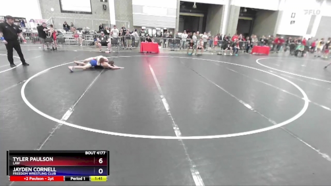 125 lbs Semifinal - Tyler Paulson, LAW vs Jayden Cornell, Freedom ...