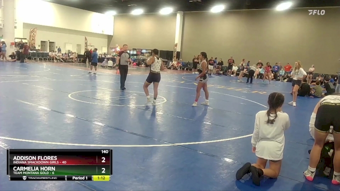 140 lbs Quarters & Wb (16 Team) - Carmelia Horn, Team Montana Gold vs ...