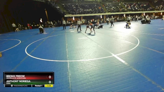 75 lbs Quarterfinal - Anthony Noriega, Iowa vs Bronx Freese, Moyer ...