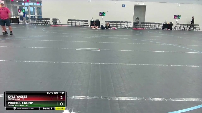 144 lbs Cons. Semi - Kyle Yasses, Deltona WC vs Promise Crump, Glynn ...