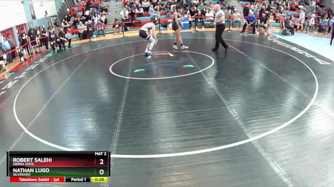132 lbs Cons. Round 3 - Nathan Lugo, Silverado vs Robert Salehi, Sierra ...