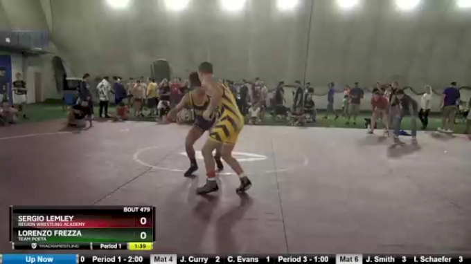 129 lbs 1st Place Match - Lorenzo Frezza, Team Poeta vs Sergio Lemley ...