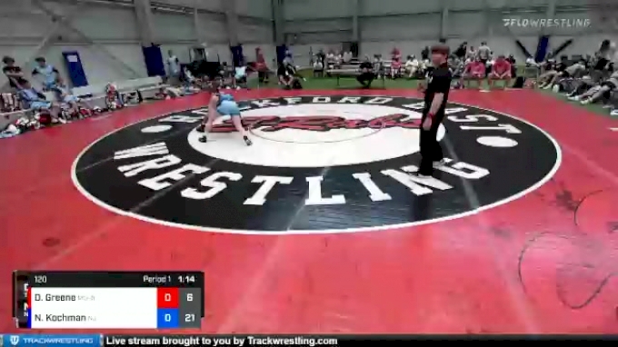 120 lbs Round 3 (8 Team) - Daylen Greene, Team Missouri Blue vs Noah ...