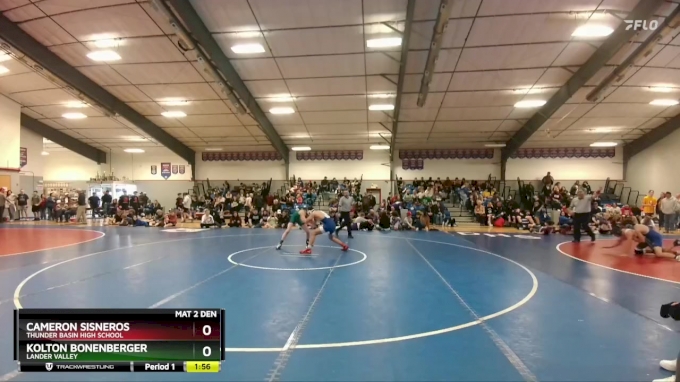 126 lbs Champ. Round 2 - Cameron Sisneros, Thunder Basin High School vs ...