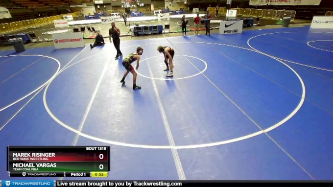 108 lbs 3rd Place Match - Michael Vargas, Team Coalinga vs Marek ...