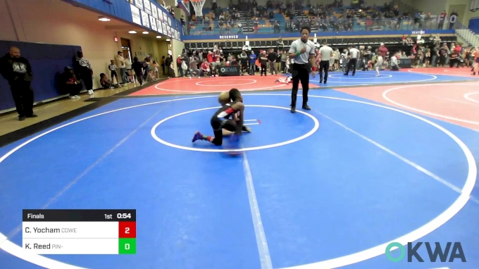 61 lbs Final - Colston Yocham, Coweta Tiger Wrestling vs Kingston Reed ...