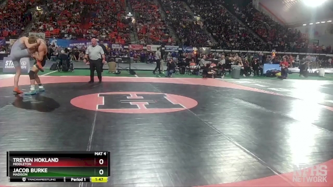 5A 170 lbs Champ. Round 1 - Treven Hokland, Middleton vs Jacob Burke ...