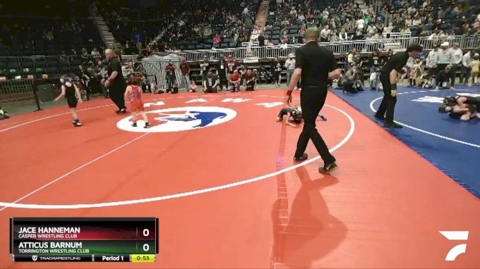 45 lbs Cons. Round 2 - Jace Hanneman, Casper Wrestling Club vs Atticus ...