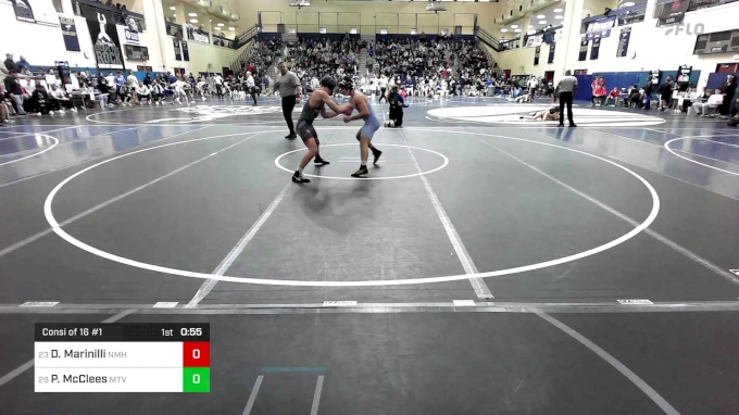 133 lbs Consi Of 16 #1 - Dominic Marinilli, Northfield Mt. Hermon vs ...
