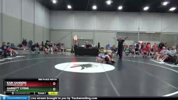 152 lbs Placement Matches (8 Team) - Kain Sanders, Minnesota Silver vs ...