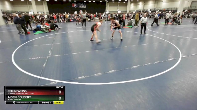 144 lbs Cons. Round 5 - Aiden Colbert, Black Ops WC vs Colin Weiss ...