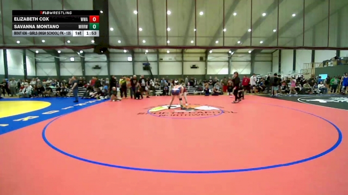 Quarters - Elizabeth Cox, Whatcom Wrestling Academy vs Savanna Montano ...