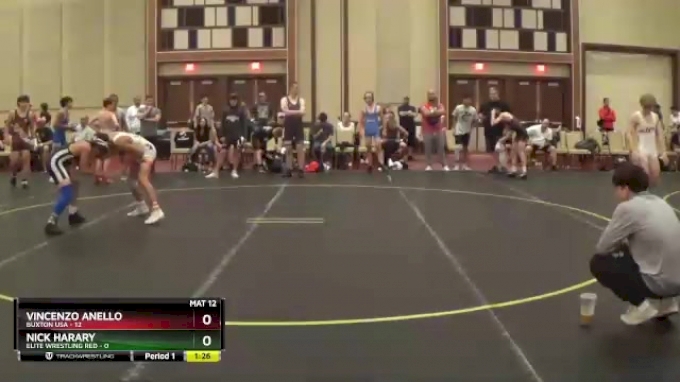 100 lbs Round 2 (6 Team) - Vincenzo Anello, Buxton USA vs Nick Harary ...