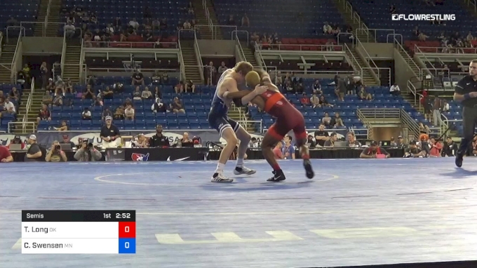 126 lbs Semis - Tj Long, Oklahoma vs Cael Swensen, Minnesota