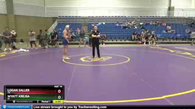 145 lbs Cons. Round 2 - Logan Saller, TN vs Wyatt Krejsa, IN