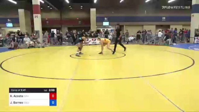 62 kg Consi Of 8 #1 - Kayli Acosta, Idaho vs Ja'mae Barnes, Colorado ...