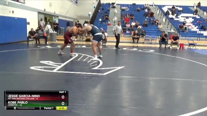 285 lbs Placement Matches (8 Team) - Kobe Pablo, Cerritos vs Jessie ...