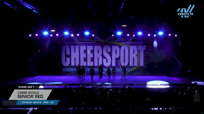 Cheer World - Senior Red [2024 L3.2 Senior - PREP - D2 Day 1] 2024 ...