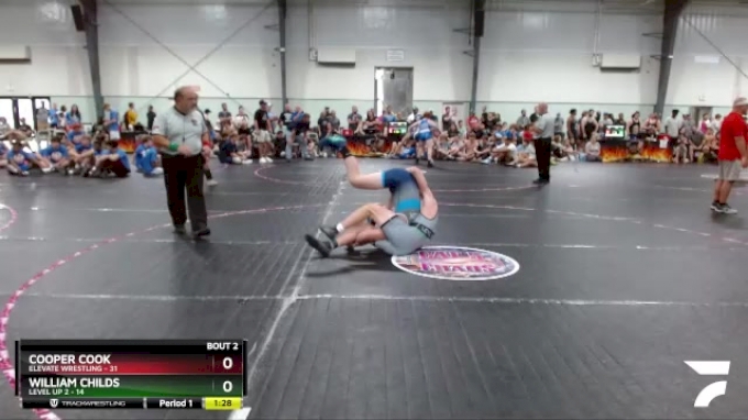 182 lbs Round 1 (4 Team) - Cooper Cook, Elevate Wrestling vs William ...