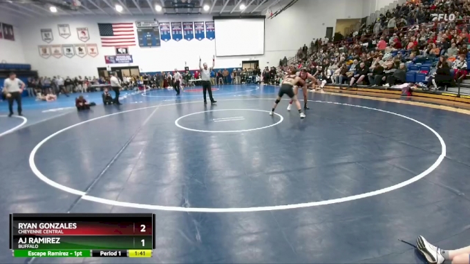 138 lbs Champ. Round 2 - AJ Ramirez, Buffalo vs Ryan Gonzales, Cheyenne ...