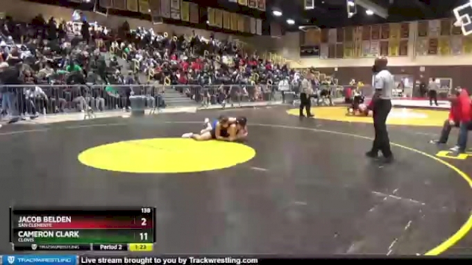 145 lbs Champ. Round 2 - Valente Huerta, Imperial vs EVAN MANZO ...