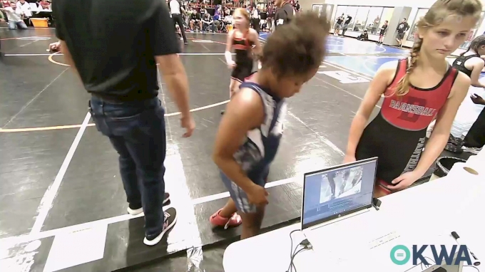 105 lbs Rr Rnd 3 - Natalie Swan, Barnsdall Youth Wrestling vs KiMorah ...