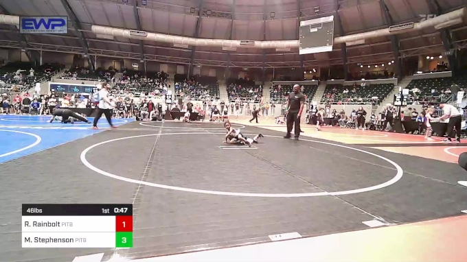 46 lbs Consi Of 8 #1 - Robert Cole Rainbolt, Pitbull Wrestling Academy ...