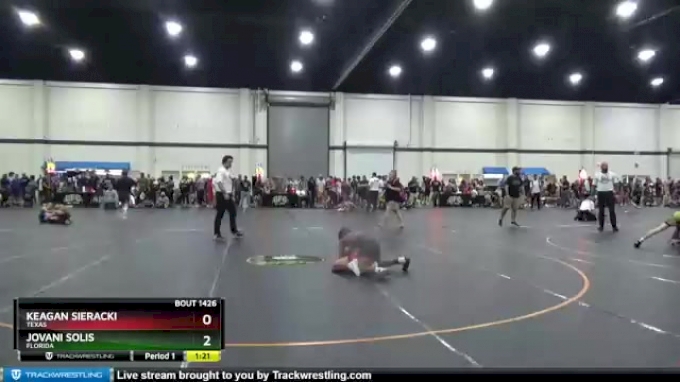 96 lbs Round 3 - Keagan Sieracki, Texas vs Jovani Solis, Florida