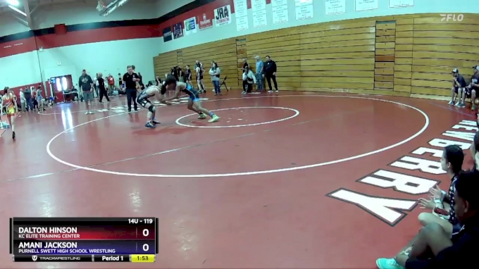 119 lbs Quarterfinal - Amani Jackson, Purnell Swett High School ...