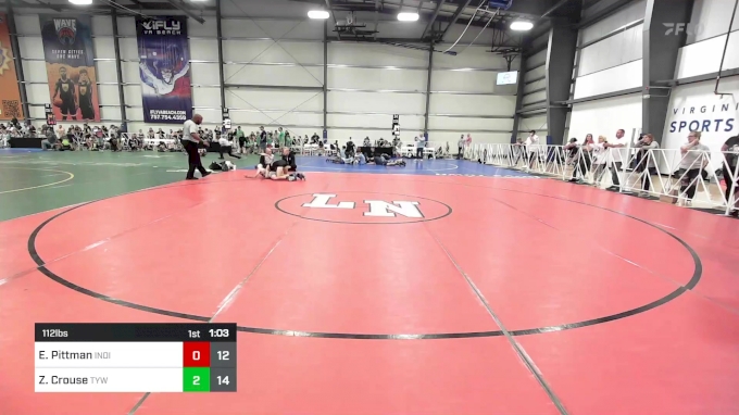 112 lbs Rr Rnd 2 - Ethan Pittman, Indiana Outlaws Maroon vs Zane Crouse ...