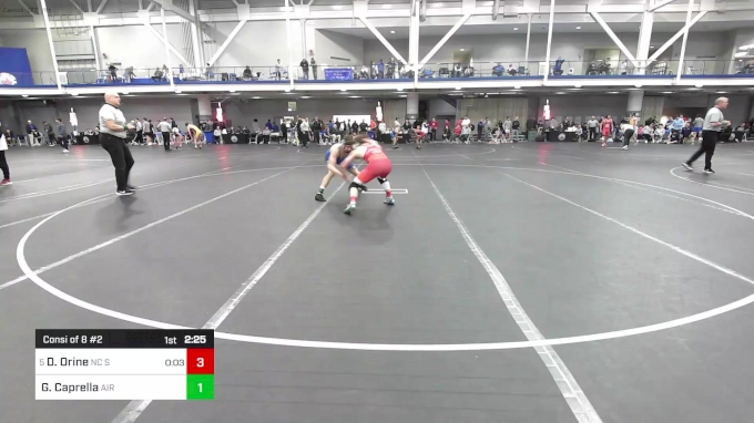 133 lbs Consi Of 8 #2 - Draegen Orine, NC State - UnAttached vs Gavin ...