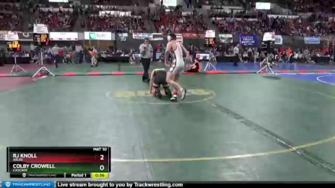 Cons. Round 1 - Colby Crowell, Cascade vs RJ Knoll, Arlee